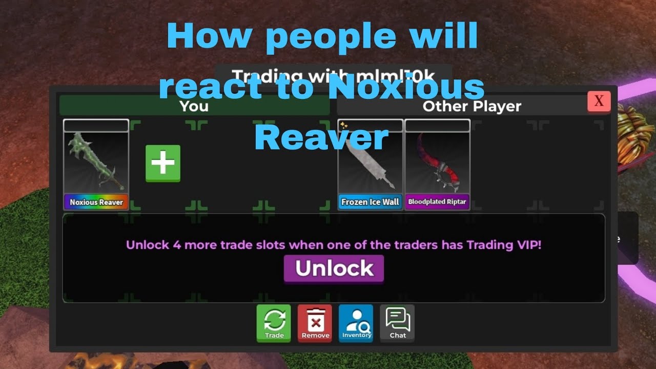 Trading Noxious Reaver ( Part 5 ) in STK | Roblox | Survive The killer ...