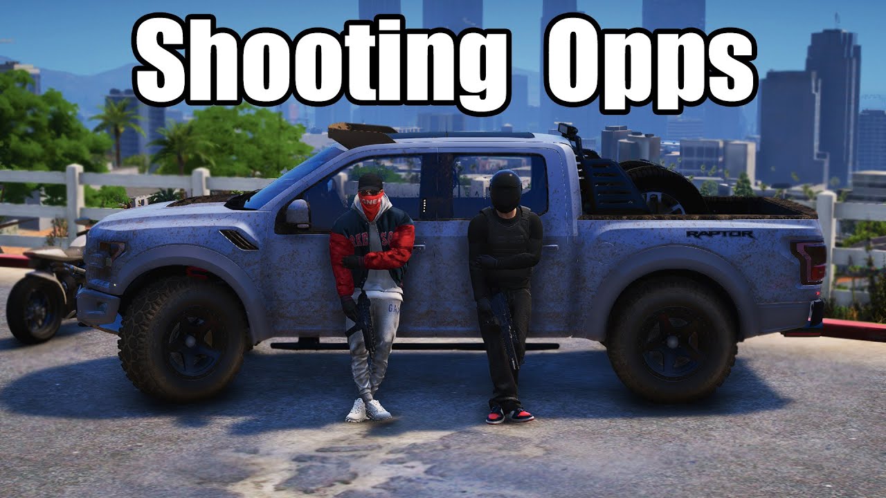 Shooting Opps In GTA RP - YouTube