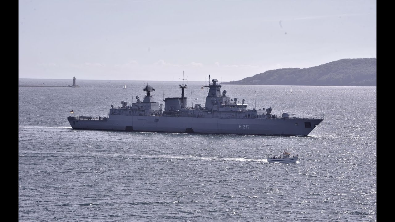 GERMAN NAVY TYPE F123 BRANDENBURG CLASS FRIGATE FGS BAYERN F217 AT ...