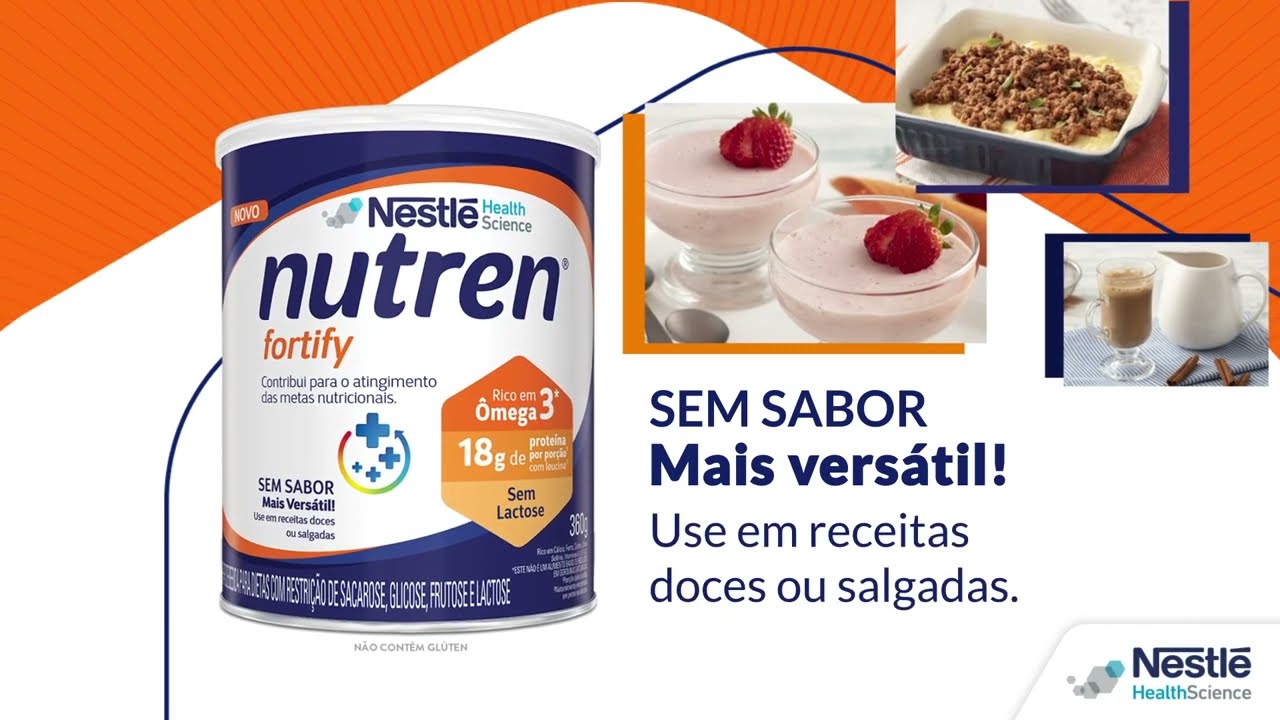 Suplemento Nutren Fortify Nestlé - Compre na Vitae Saúde! - YouTube