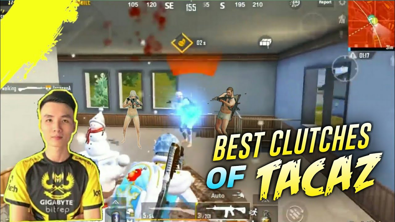 TACAZ BEST SQUAD WIPES | BEST MOMENTS OF TACAZ | PUBG MOBILE - YouTube