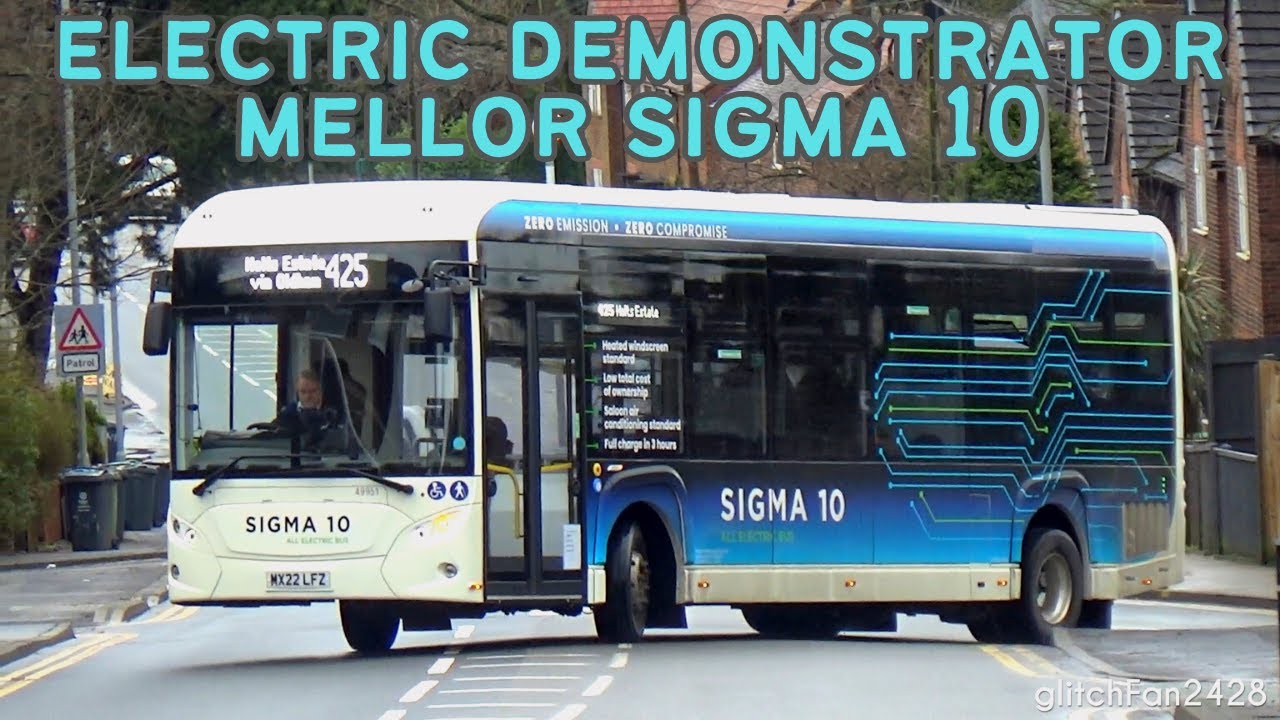 Mellor Sigma 10 on trial at First Manchester | MX22LFZ - YouTube