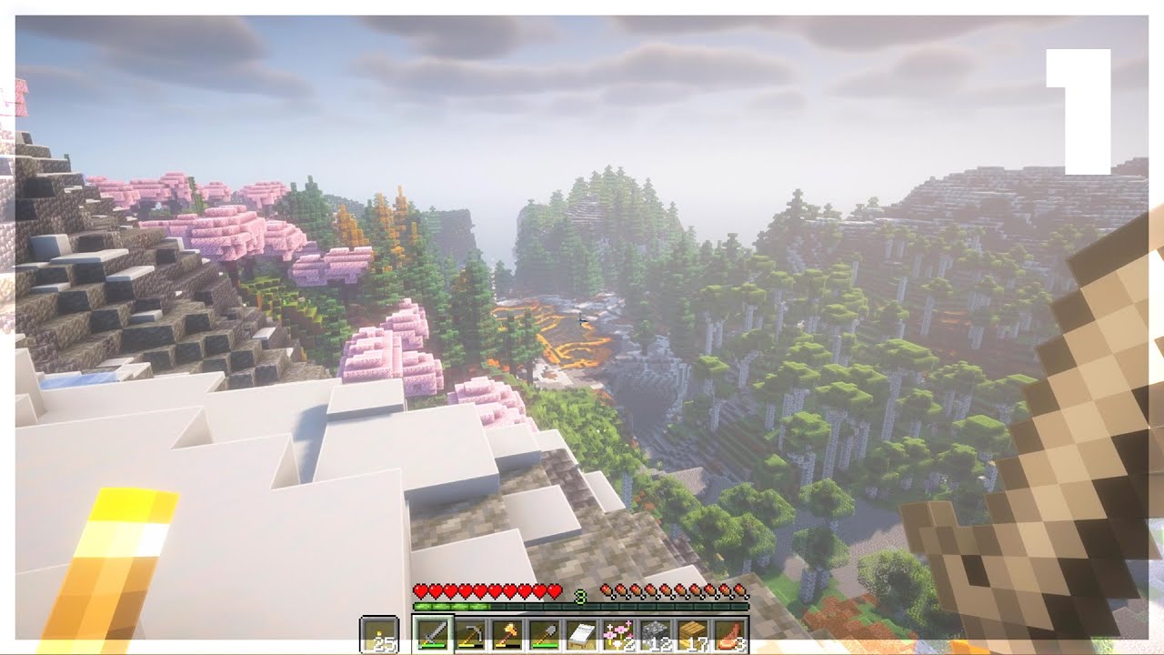 Minecraft Ambient Survival Gameplay Episode 1 - YouTube