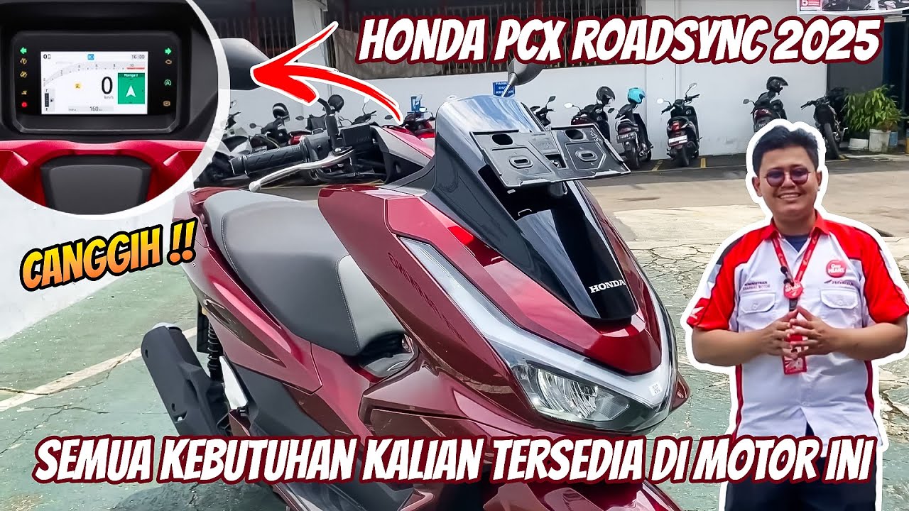 MAKIN CANGGIH ! REVIEW LENGKAP HONDA PCX ROADSYNC 2025 - YouTube
