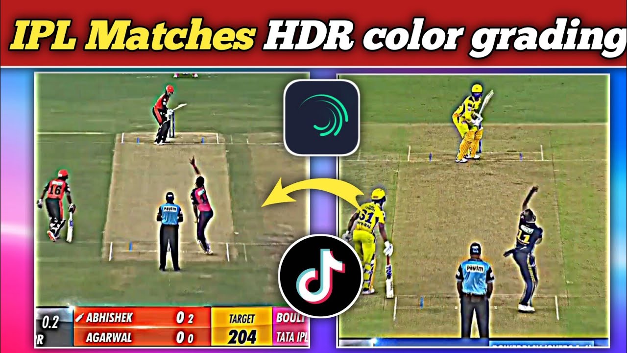IPL Matches new Hdr color grading | IPL Matches Video Editing - YouTube
