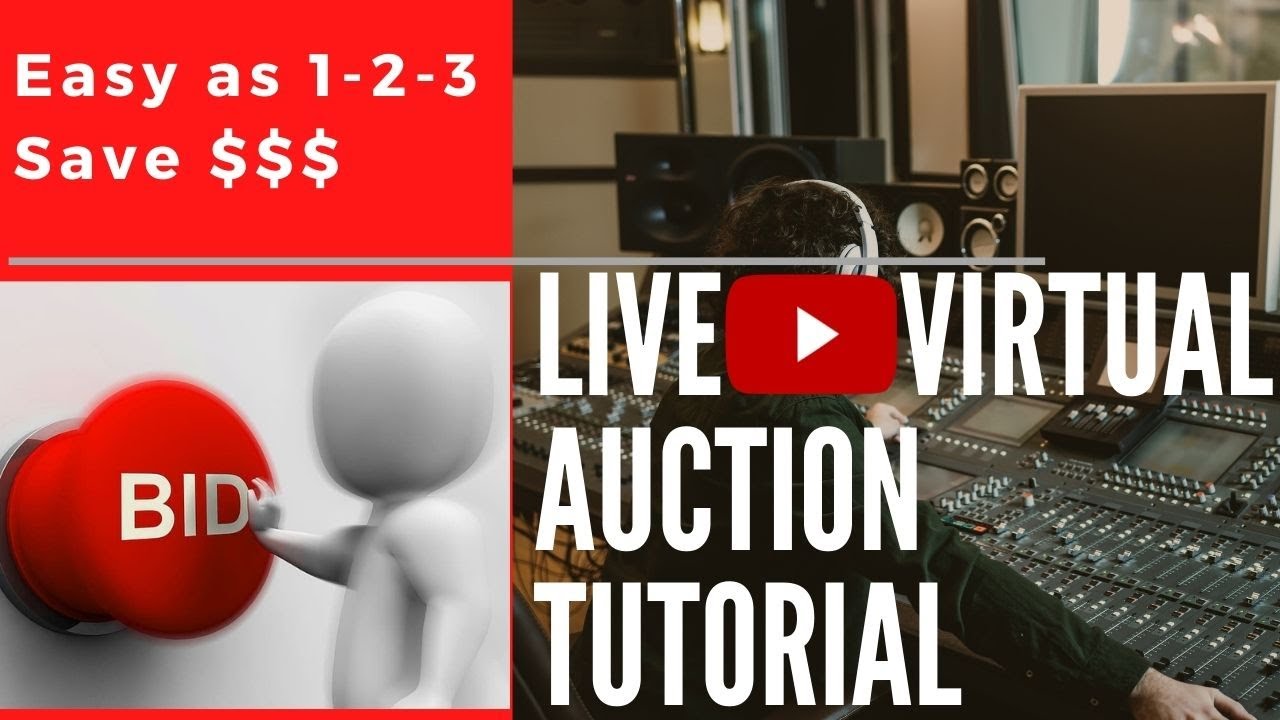 Live Virtual Auction Bidding Tutorial - YouTube