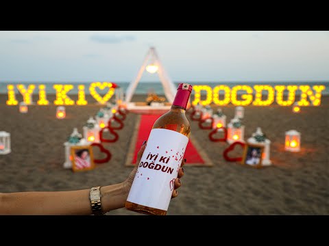 Sahilde Doğum Günü Organizasyonu