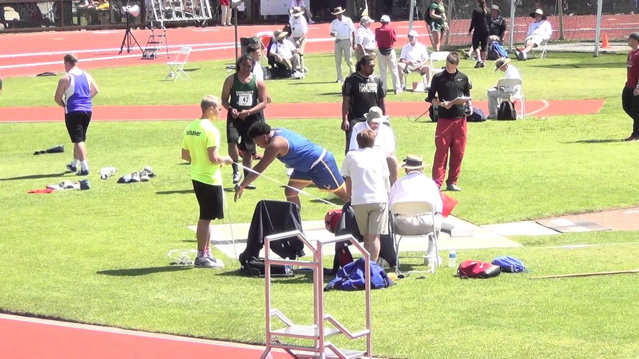 Isaiah Strong - 2016 Stanford Invitational Throw #6 - YouTube