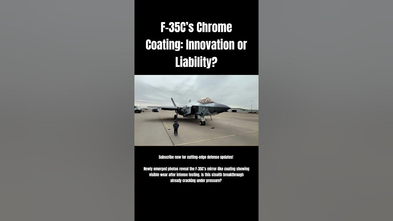 F-35C’s Chrome Coating: Innovation or Liability? #F35C #StealthTech - YouTube
