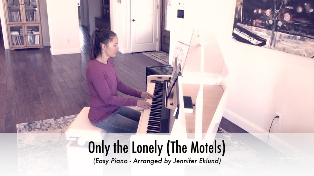 Only the Lonely (The Motels) - Easy Piano Sheet Music - YouTube