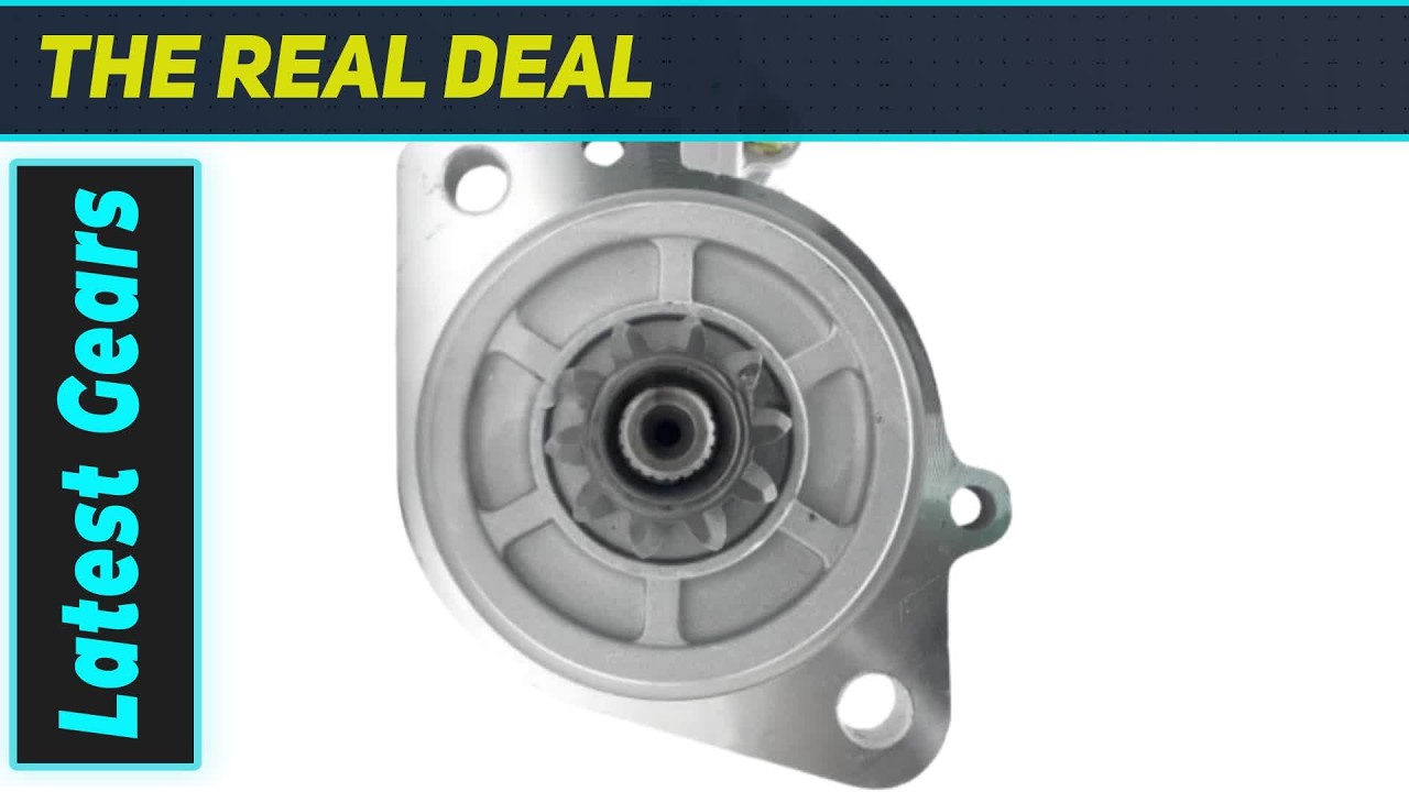 Mitsubishi S4S S4E Starter: Powerful Replacement! - YouTube