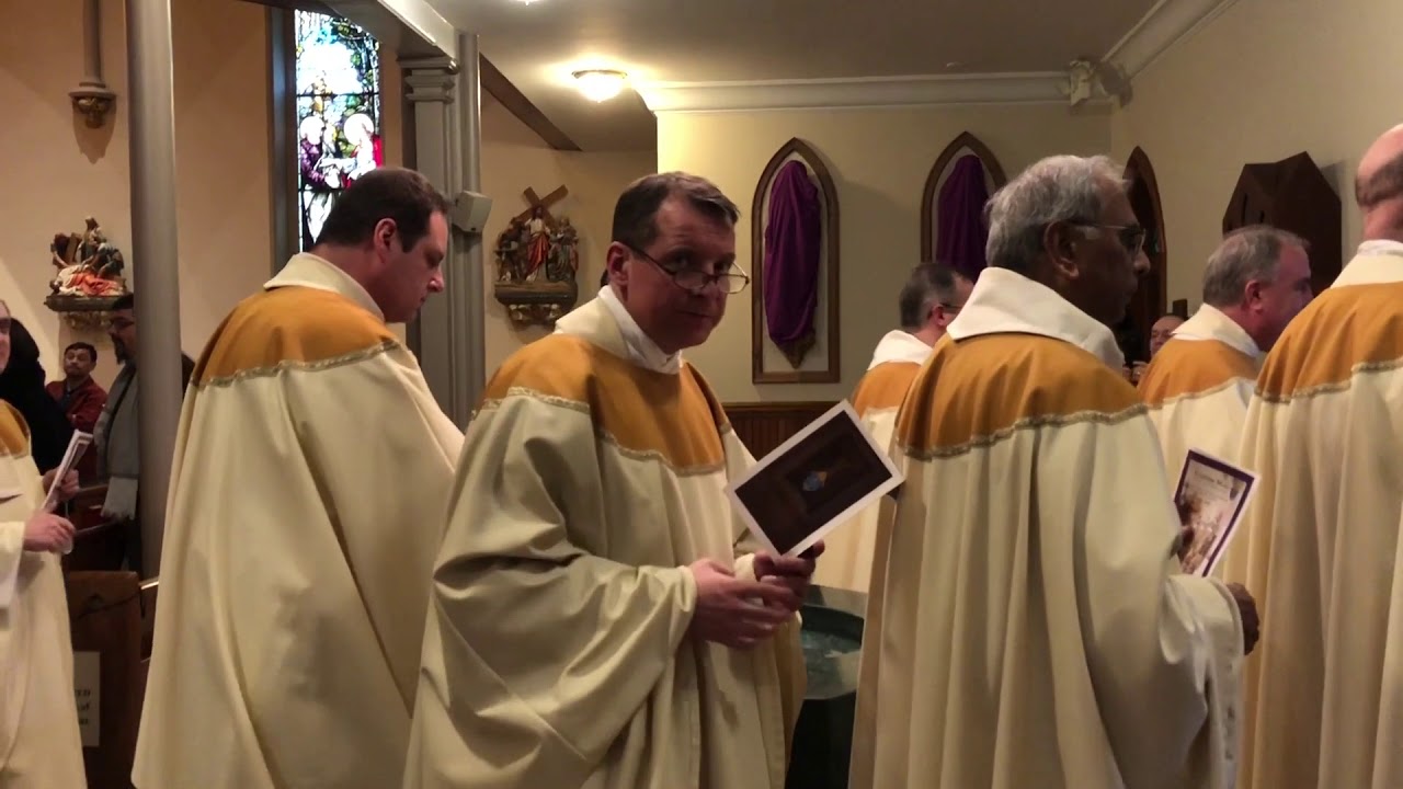 Find Your Priest! | Chrism Mass Procession - YouTube