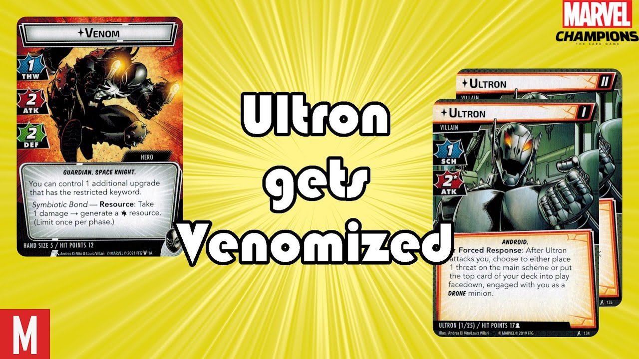 Venom vs. Ultron | Marvel Champions - YouTube