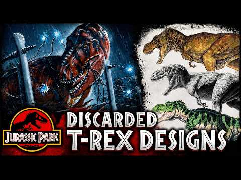 🔥The Original TYRANNOSAURUS REX Designs from JURASSIC PARK