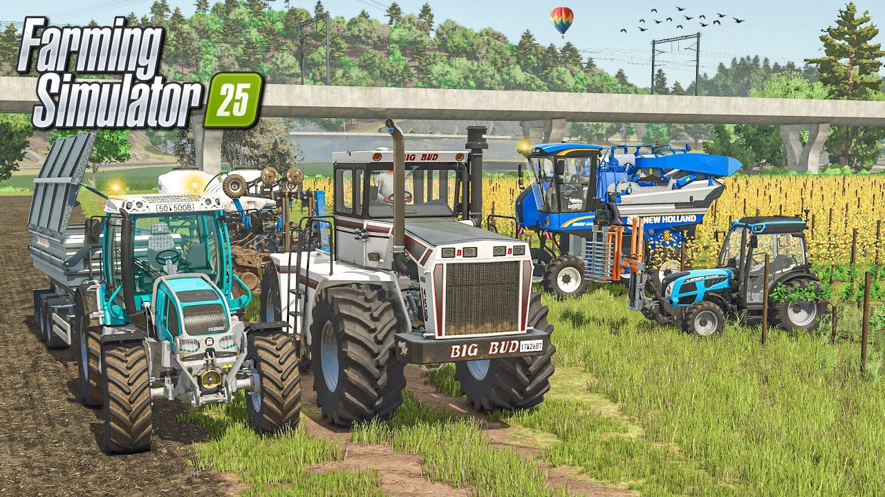 Green BEANS Planting & Grapes Harvest In Fs25 | Farming Simulator 25 ...