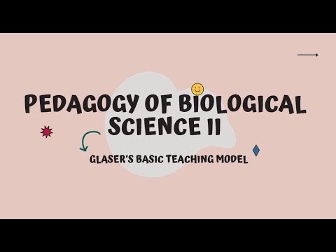 B.Ed - GLASER’S BASIC TEACHING MODEL - PEDAGOGY OF BIOLOGICAL SCIENCE II #bed2ndsemester #bed ...