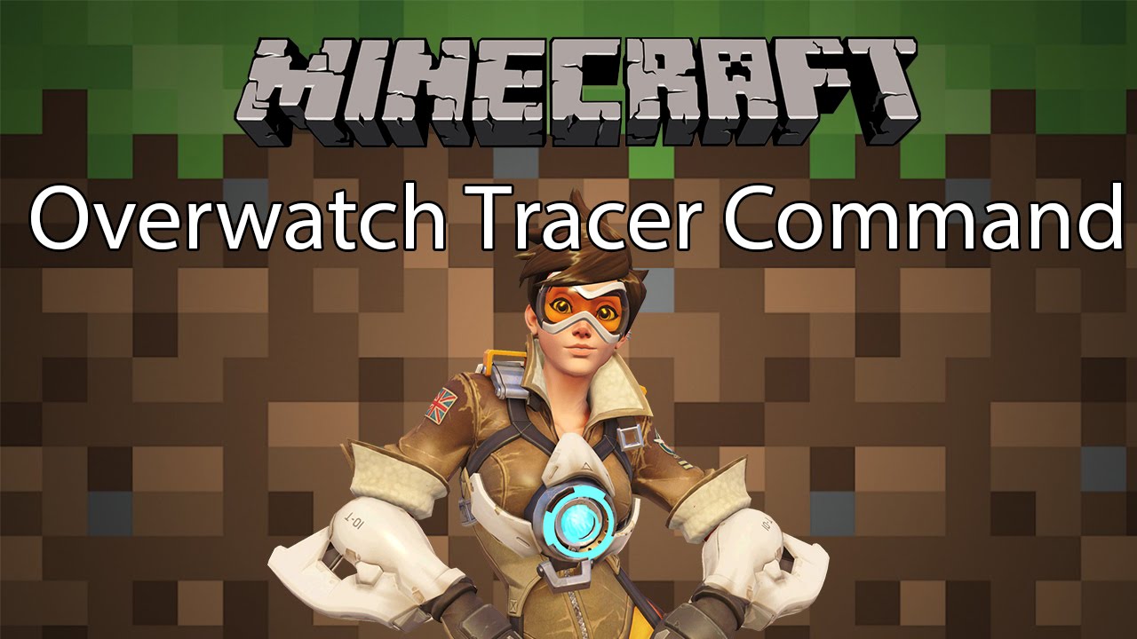 Minecraft Command รีวิว - ตัวละคร Tracer | Overwatch Tracer - YouTube