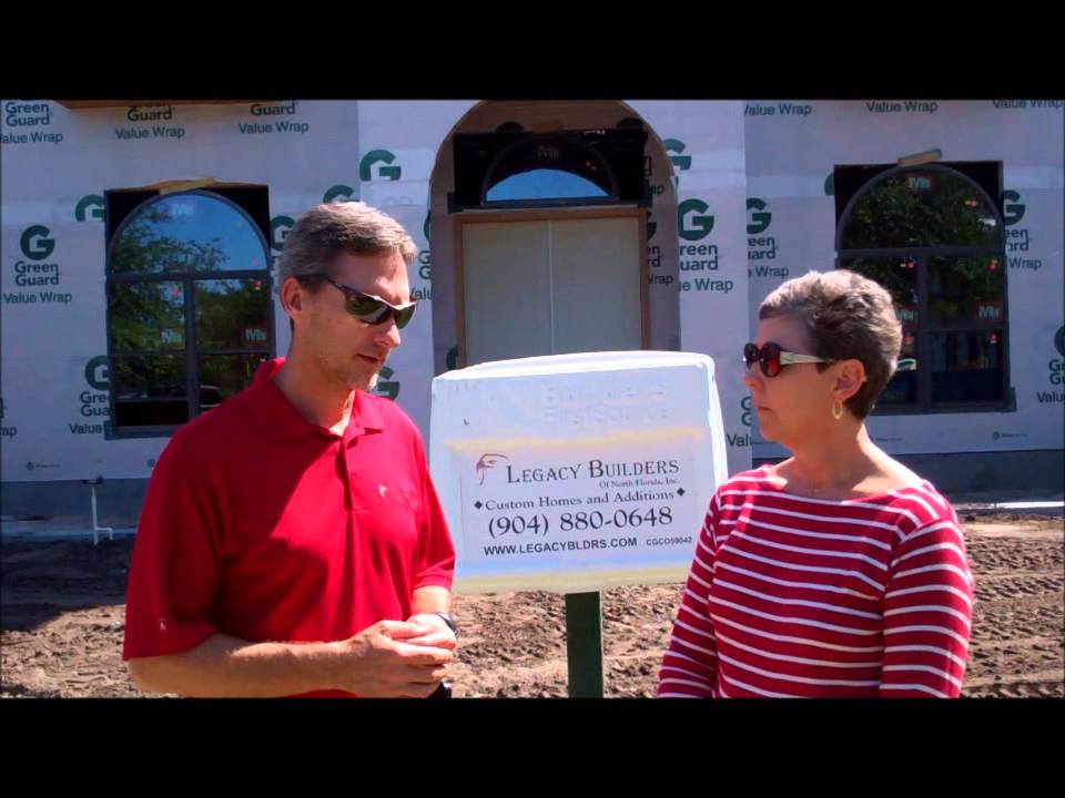 Legacy Builders of North Florida New Homes Under Construction - YouTube