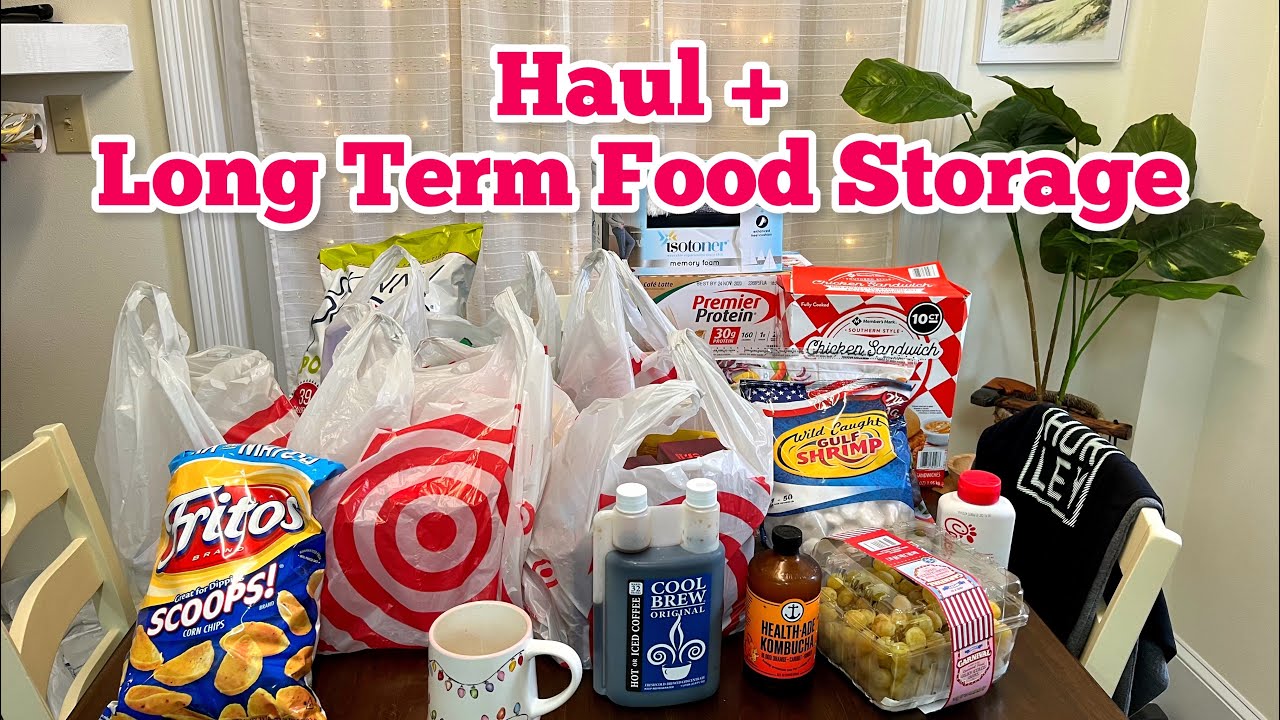 Grocery / Prepper Pantry Haul | Long Term Food Storage with Mylar Bags ...