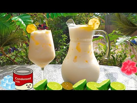 LIMONADA CON LECHE CONDENSADA BRASILEÑA A MI ESTILO 😋🍋FÁCIL, RÁPIDO Y ...