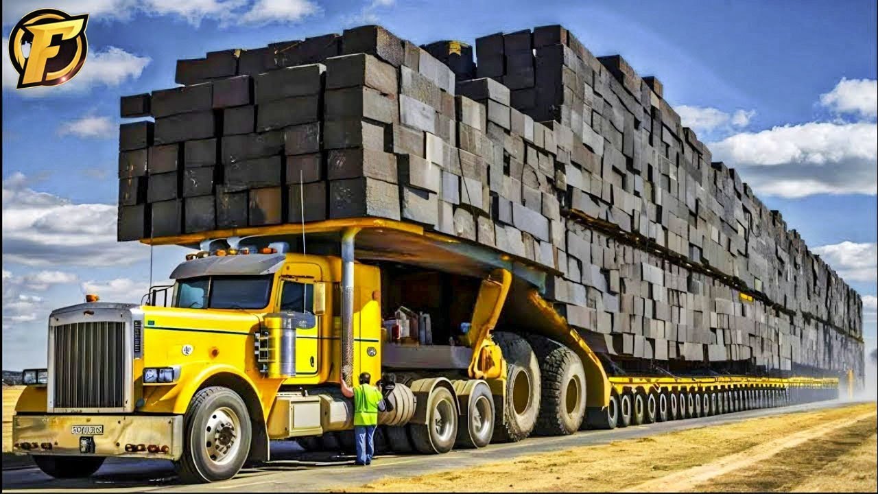 Incredible Extreme Dangerous Transport Skill Operations Oversize Truck ...