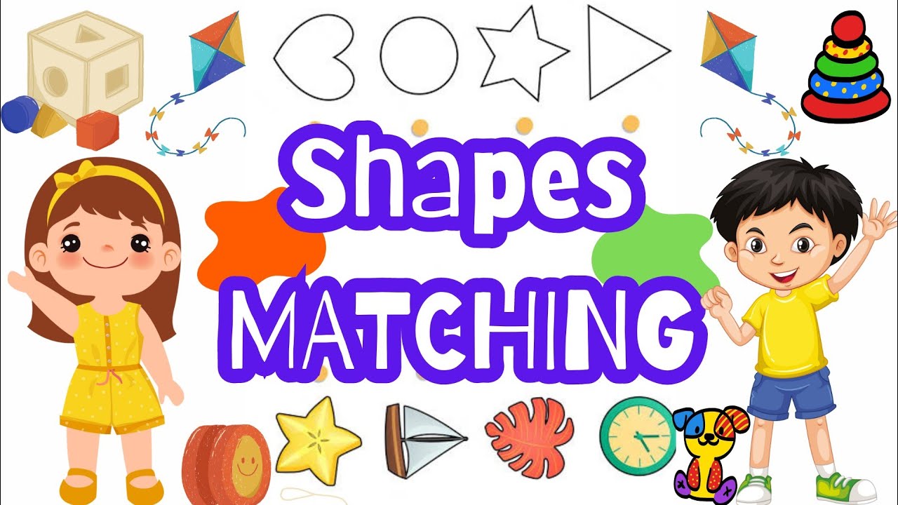 Shapes Matching Learning and Play for Kids | Animation | Childrens ...