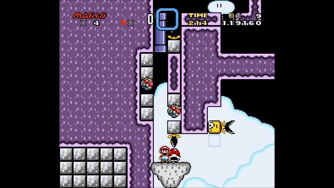 SMW Abuse And Die - Stage 4 - Shell City - Playthrough - YouTube