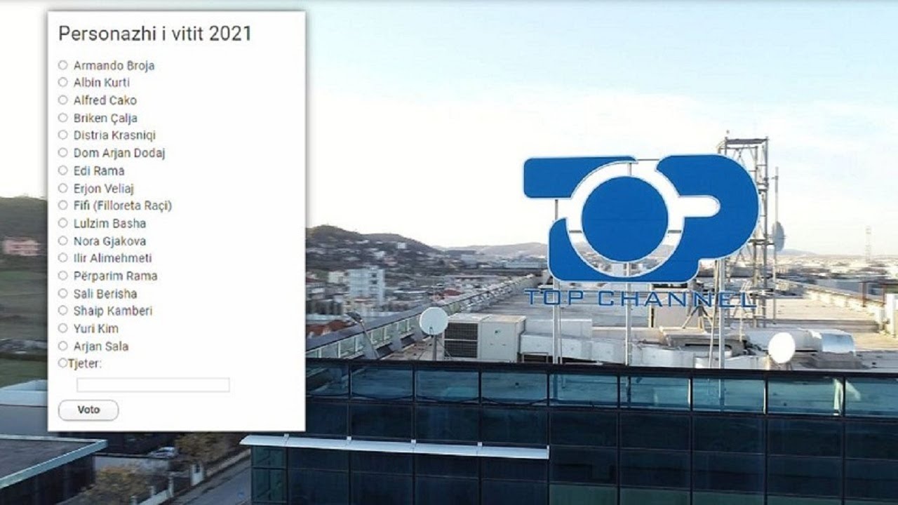 Personazhi i vitit në Top Channel/ Hapet sondazhi në top-channel.tv ...