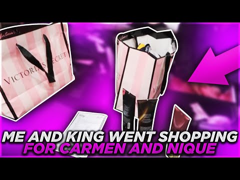 ME AND KING SHOPPING FOR CARMEN AND NIQUE !