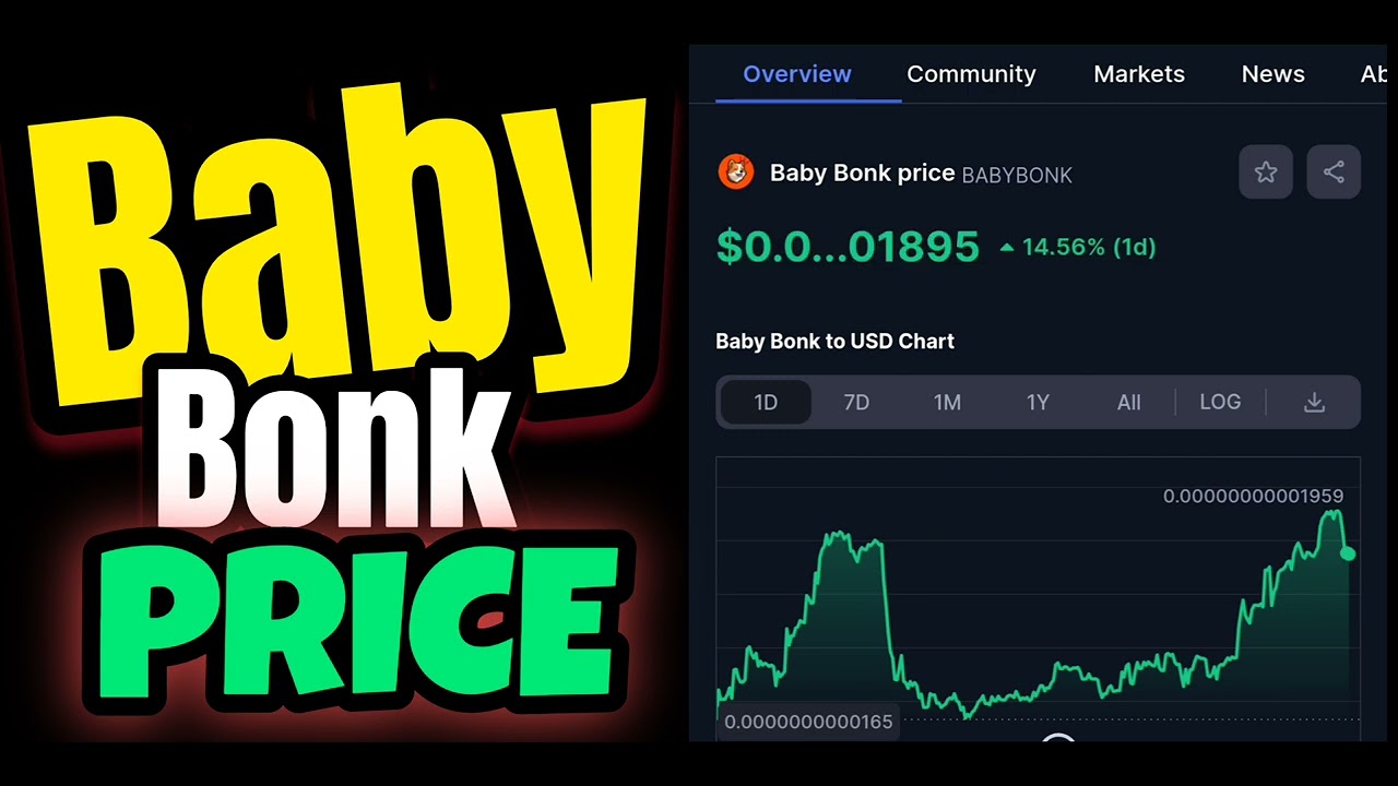 Baby Bonk Price Febrero 2024 - YouTube