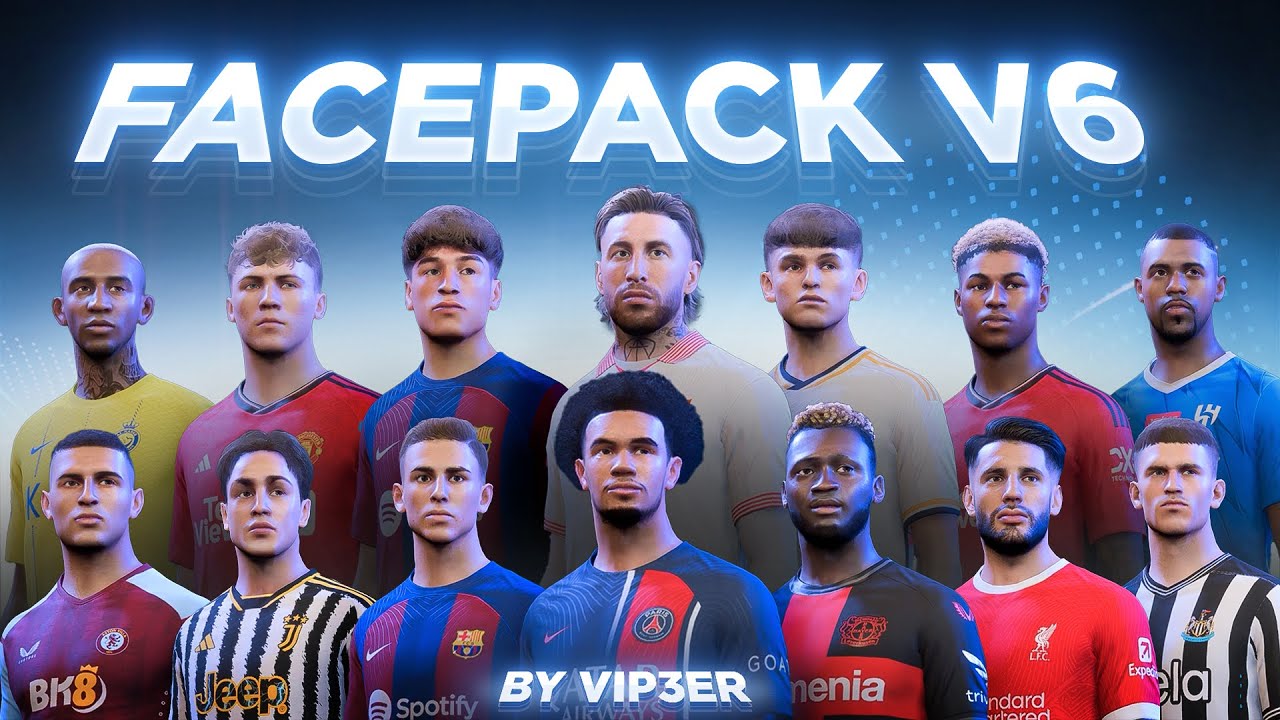 Fc 24 Facepack V6 For Fifa23 Free Tutorial Tu17 1 Youtube