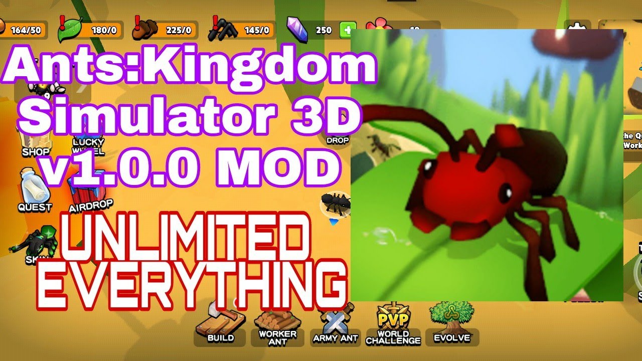 Ants:Kingdom Simulator 3D v1.0.0 MOD (UNLIMITED) - YouTube