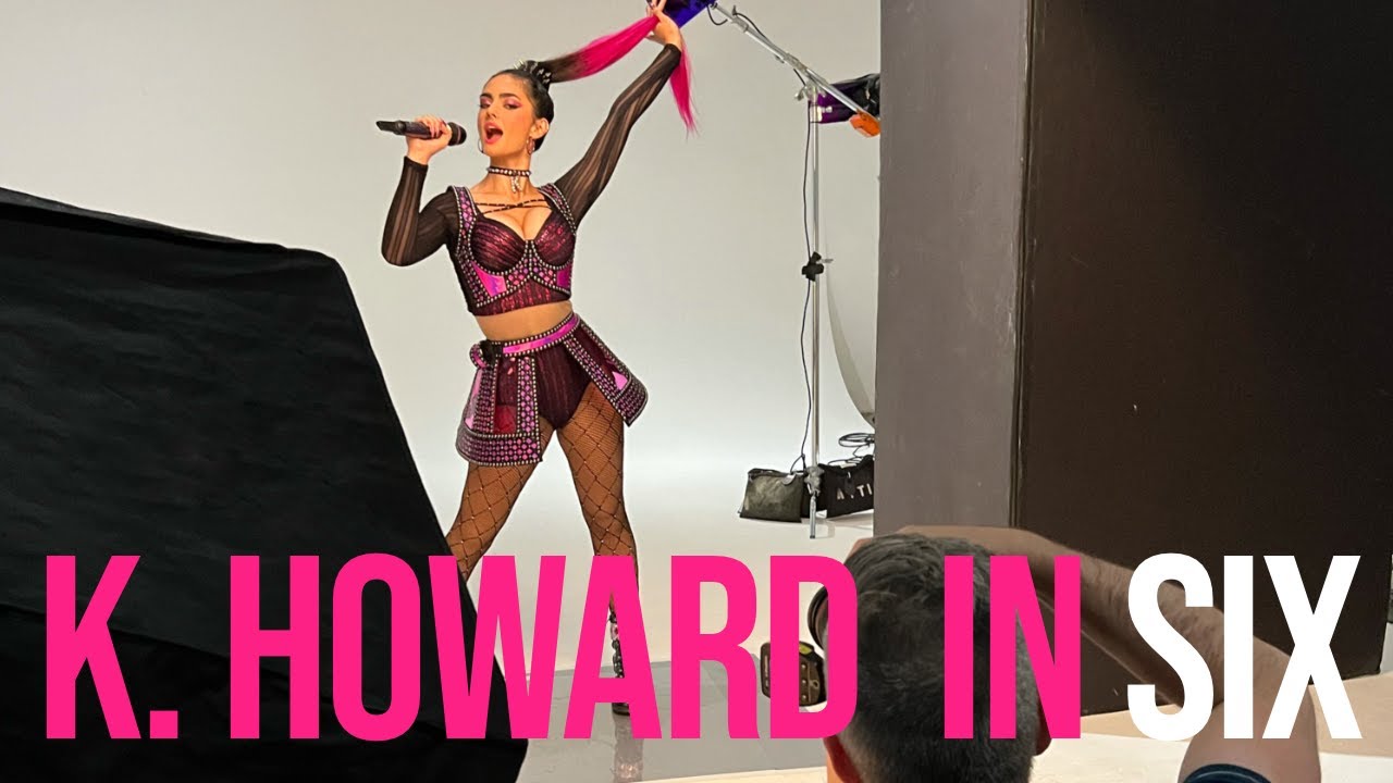 I'm K. Howard in SIX The Musical // BTS Press Shoot & Tech Essentials - YouTube