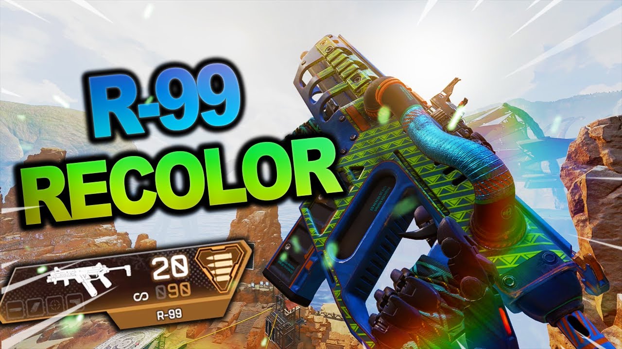 TOTALLY GNARLY R-99 Recolor is Back!!! (Apex Legends Xbox Series S ...