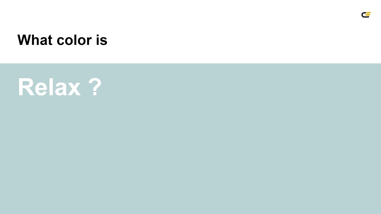 Relax color #b9d2d3 hex color - Green color - Warm color b9d2d3 - YouTube