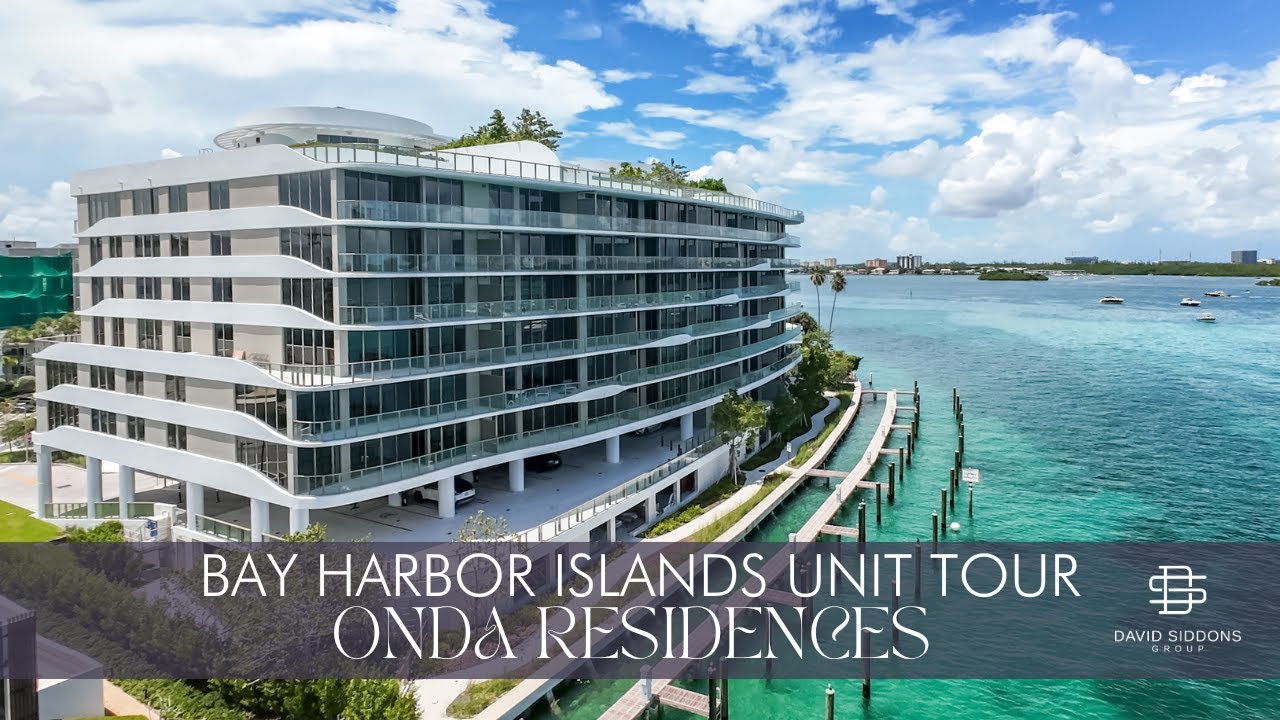 Just Listed! Stunning Waterfront Condo in Bay Harbor Islands - YouTube
