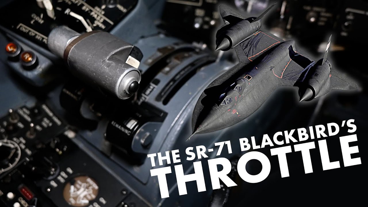The SR-71 Blackbird's throttle. (Mach 3+!) #aviation - YouTube