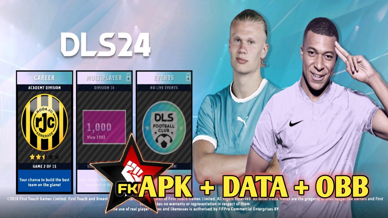 DLS 24 OFFLINE ( APK+DATA+OBB ) | DREAM LEAGUE SOCCER 2024 NEW UPDATE ...