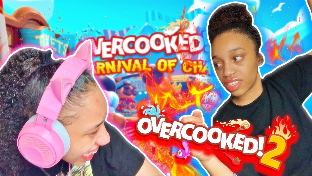 PLEASE HIRE US!! | OVERCOOKED 2 CARNIVAL OF CHAOS W/ Halley Valentine ...