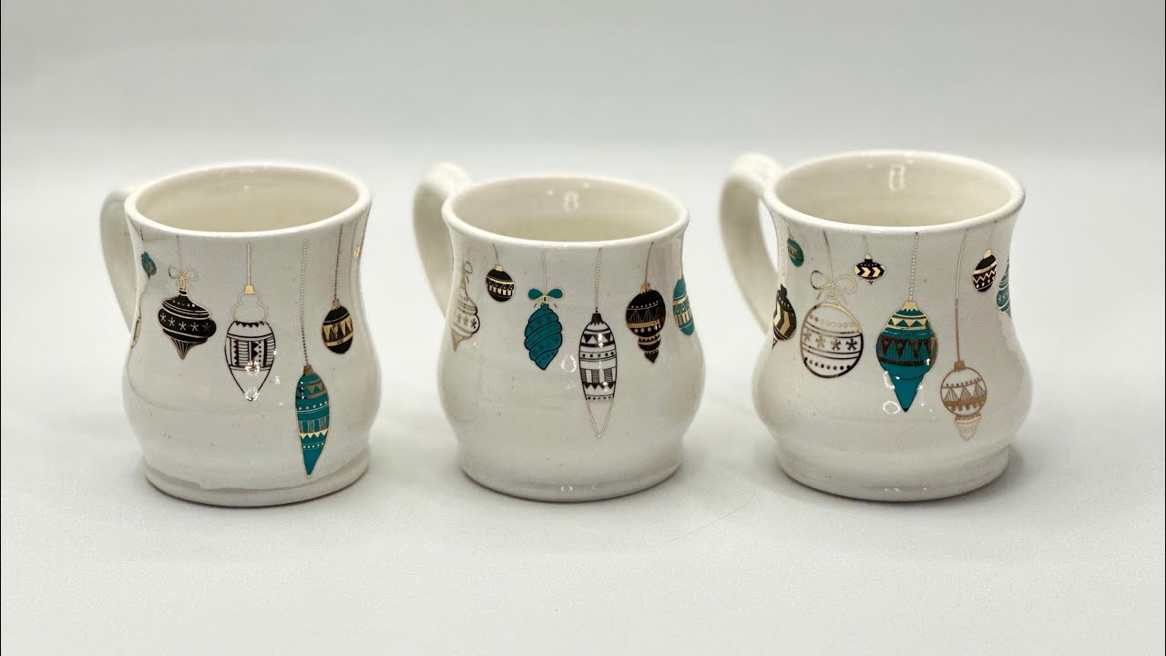 Overglaze Pottery decal and Gold fire (You guys, I'm soooo happy about ...