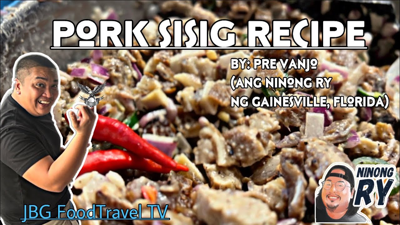 HOW TO MAKE PORK SISIG RECIPE | HOMEMADE | JBG FoodTravel TV - YouTube