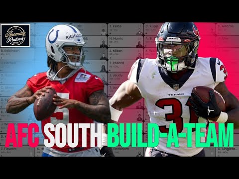 Building A Fantasy Football Team: AFC South Edition - YouTube