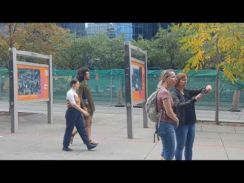 Walk Montreal City, Mc Gill University , October 11,2021 , Quebec, Canada