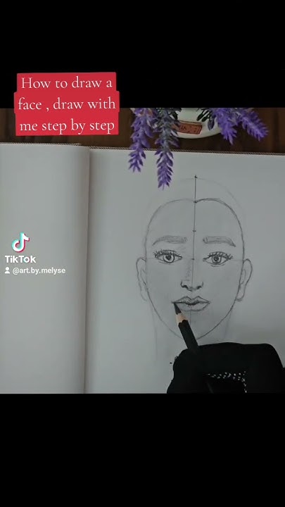 How to draw a face - YouTube