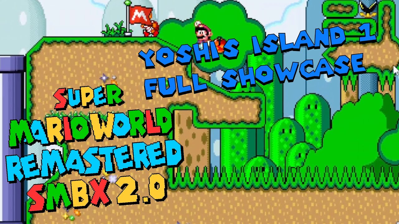 SMBX2 - Super Mario World Remastered: Episode 1 - 1-1 Showcase ...