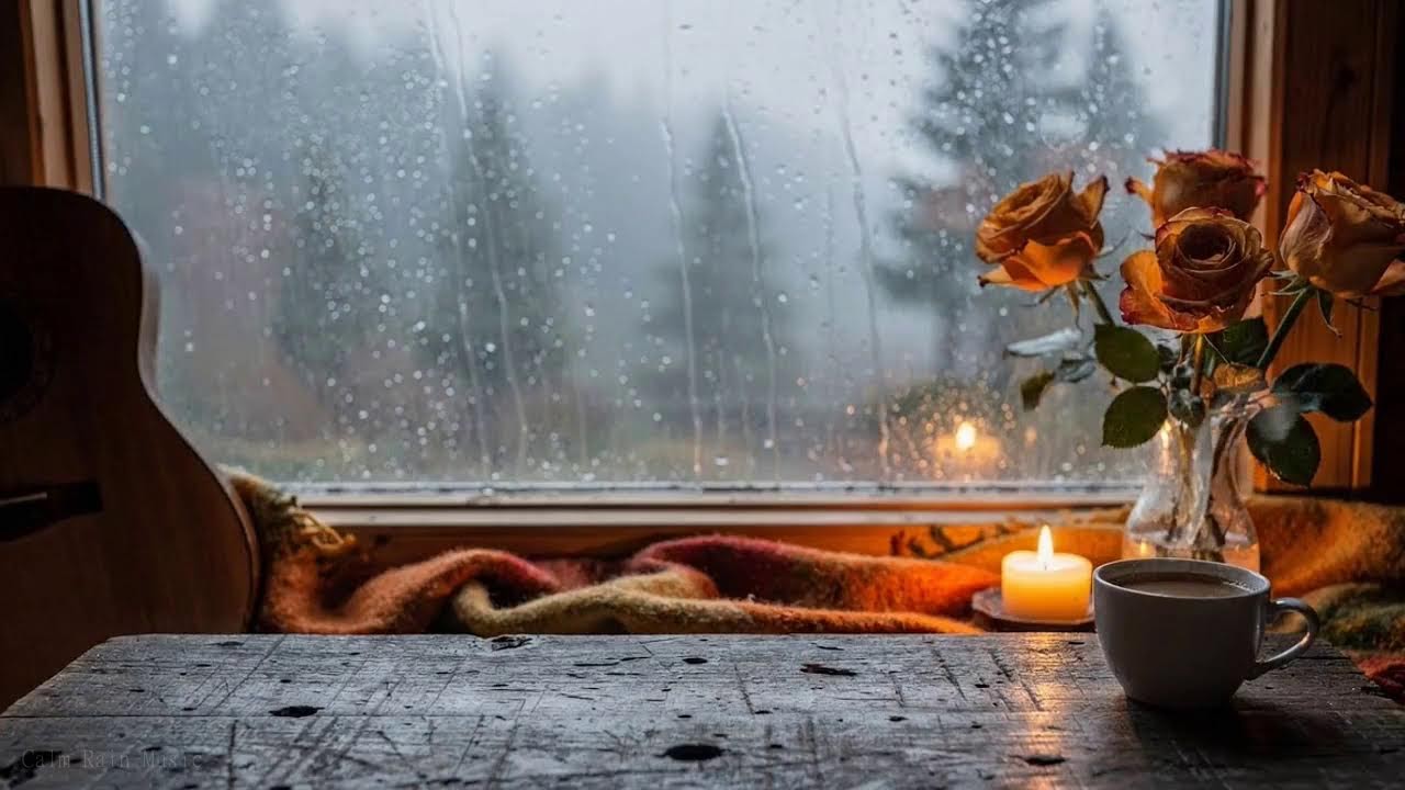 A Safe Place to Rest 🌧️ Rain Sounds and Piano for Peaceful Relaxation ...