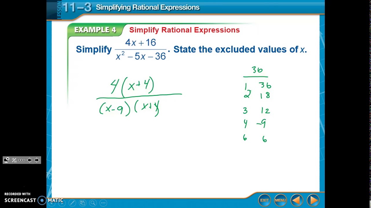 11 3 Simplifying Rational Expressions YouTube 11-3-simplifying-rational-expressions-youtube
