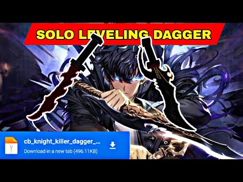 SOLO LEVELING DAGGER ADDON FOR MINECRAFT POCKET EDITION | DAGGER ADDON ...