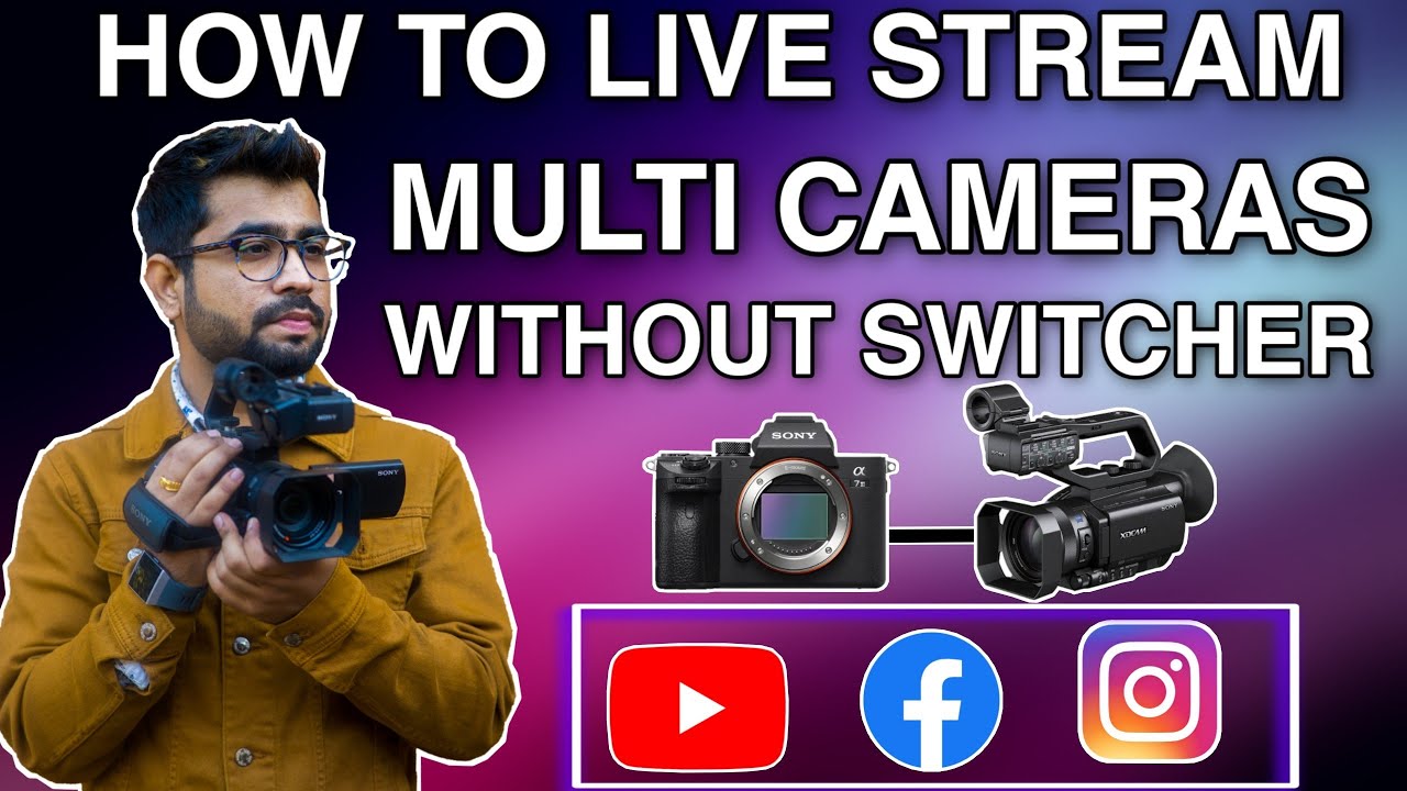 How To Do Multicam Live Stream Without Switcher | OBS Tutorial - YouTube