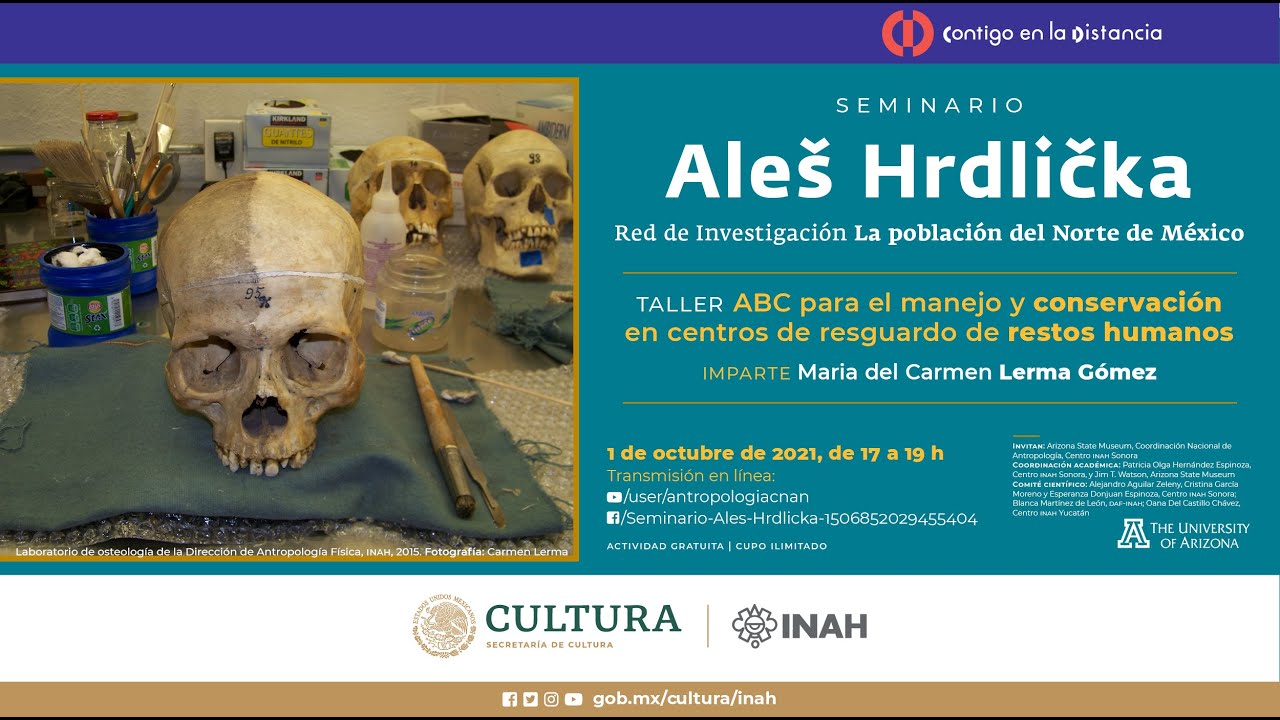 1 de octubre de 2021. Seminario Ales Hrdlicka 2021. Curso-taller ...
